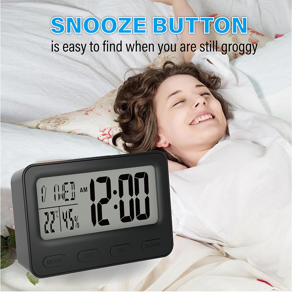 Electronic kids bedside wake up alarm clock digita... – Grandado