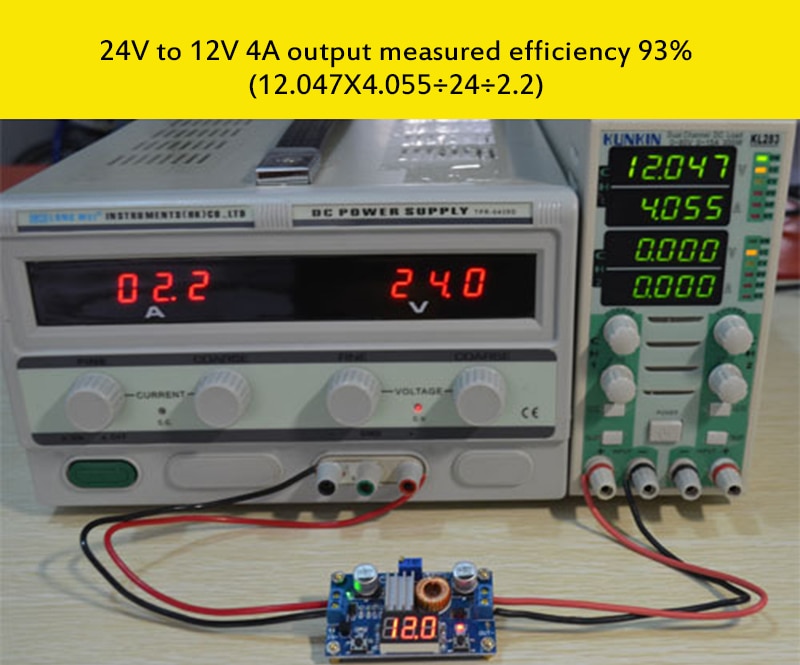 XL4015E 5A 75W DC-DC Adjustable Buck Module regula... – Vicedeal