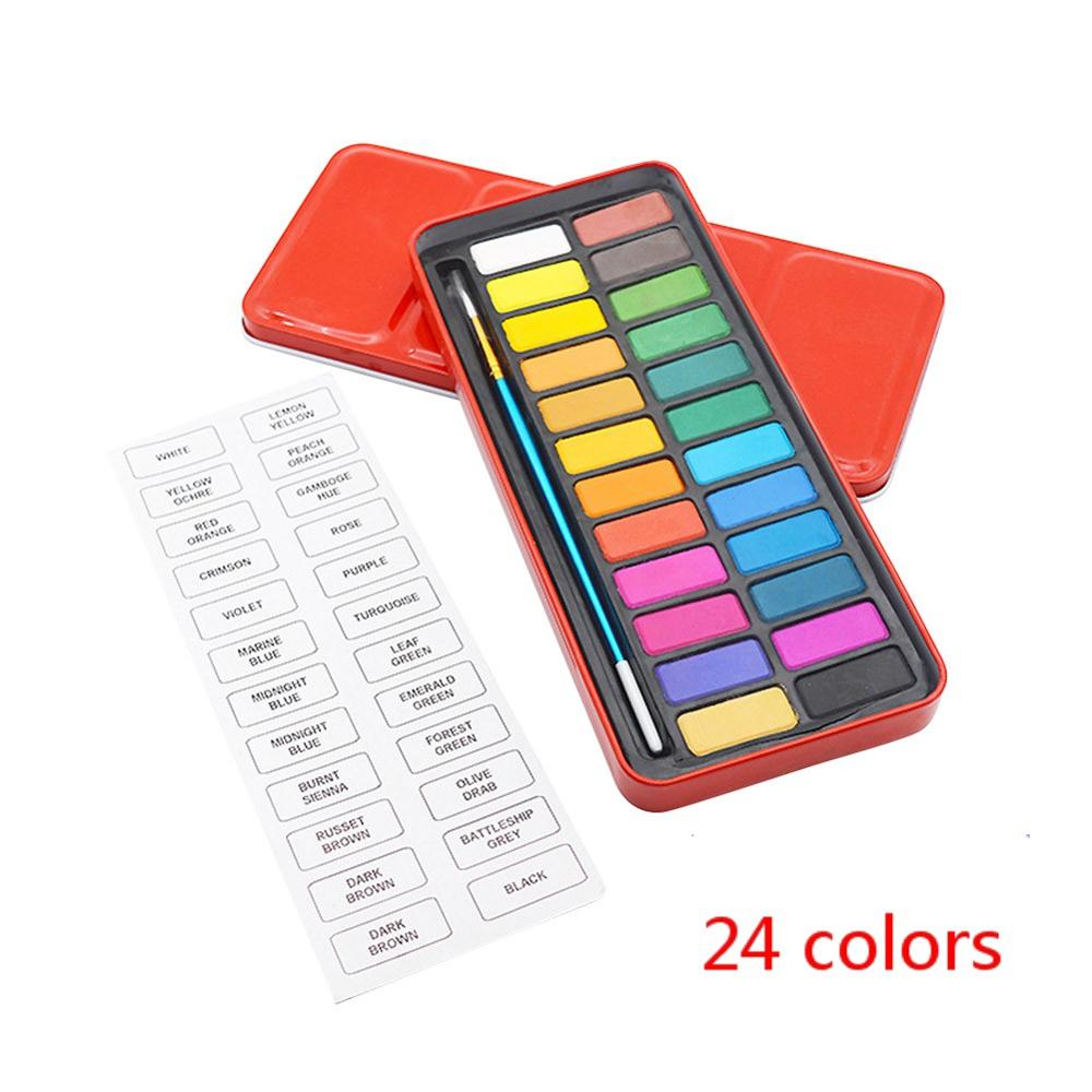 12/18/24 Colors Solid Watercolor Paint Set Lightne... – Vicedeal