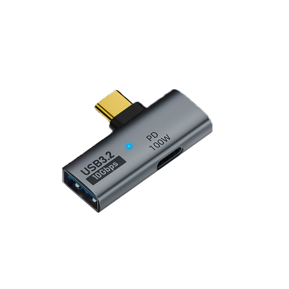 2 i 1 usb type-c til usb otg 100w pd opladningsada... – Grandado