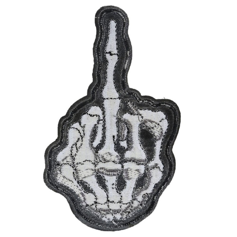 Sew Embroidery Iron On Patch Badge Applique Middle... – Grandado