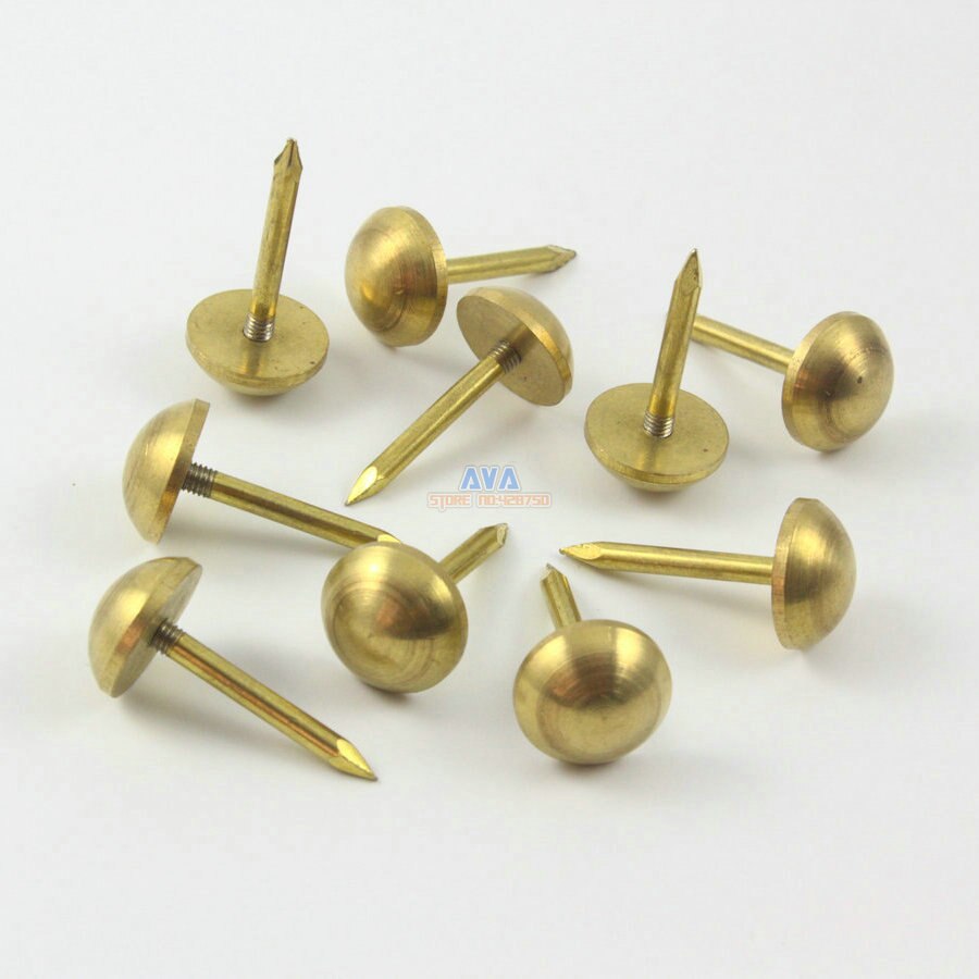 20 Pieces Solid Brass Upholstery Tacks Nails 14x28... – Vicedeal