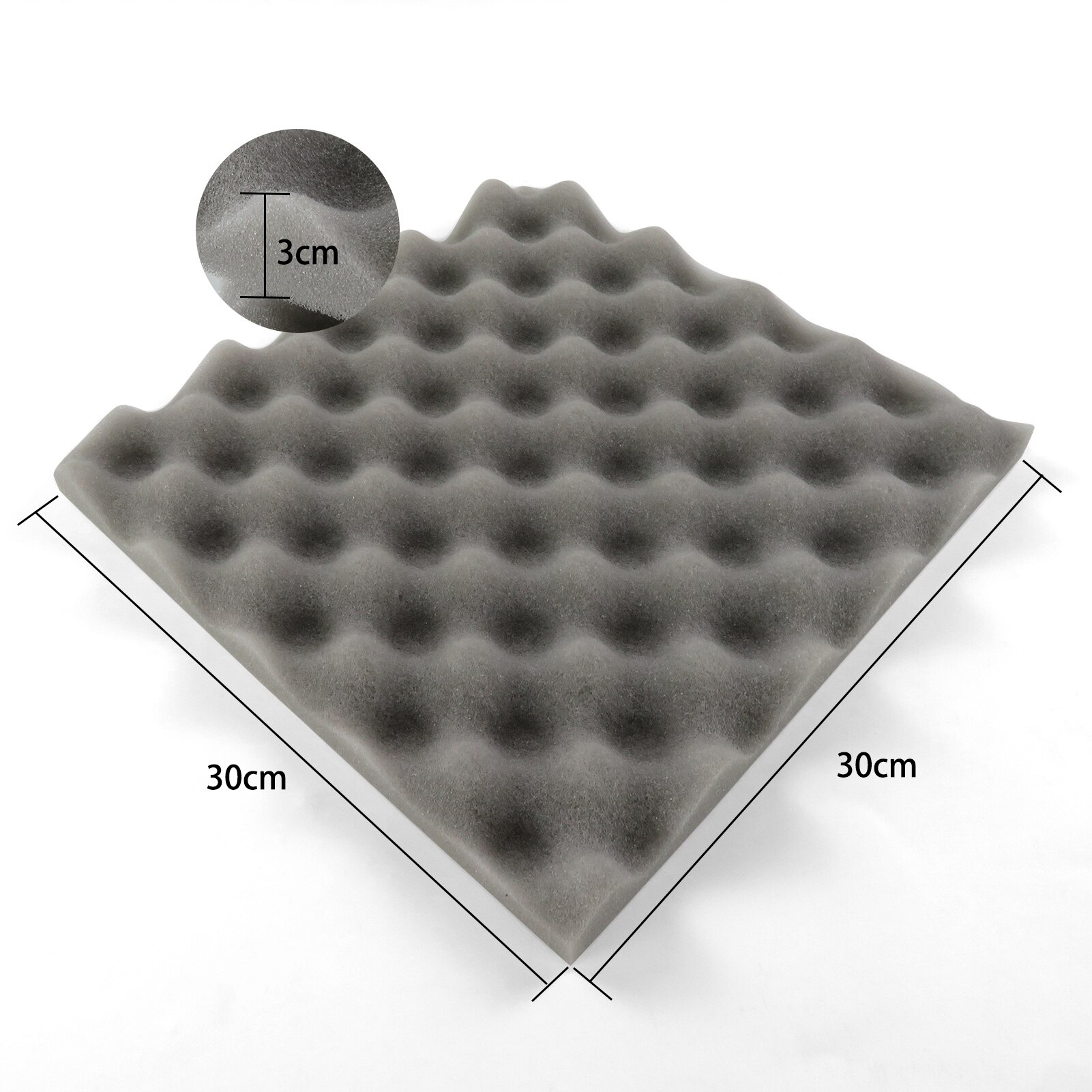 Muslady 24PCS 30 * 30 * 3cm Acoustic Foam Panels E... – Vicedeal