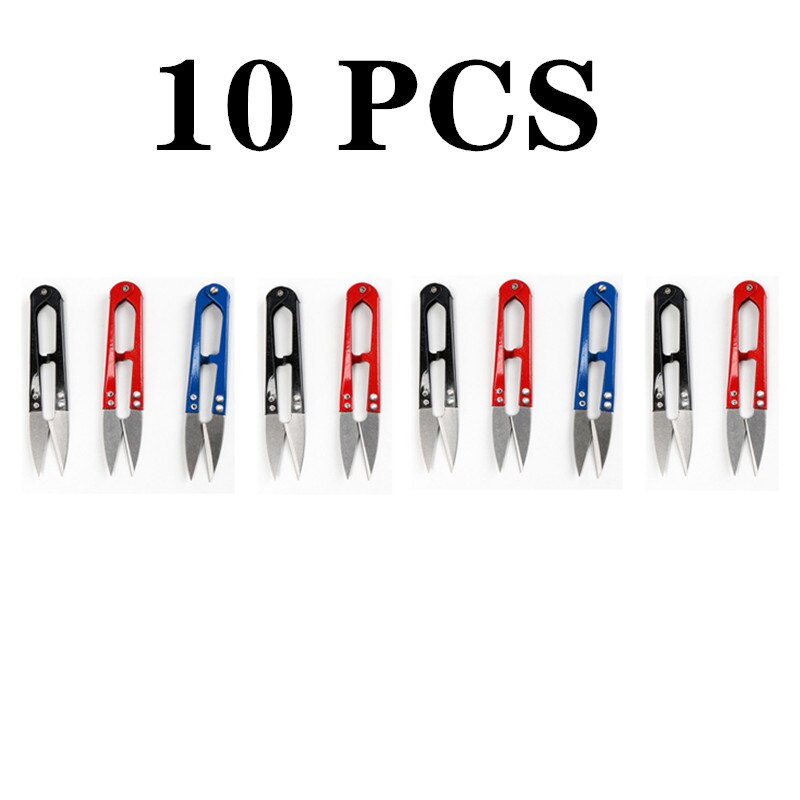 Spring U-shaped scissors household small scissors ... – Vicedeal