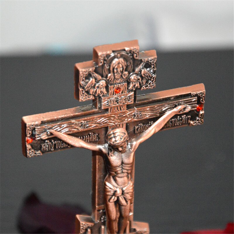 Jesus Christ Cross Retro crucifix catholic orthodo... – Vicedeal