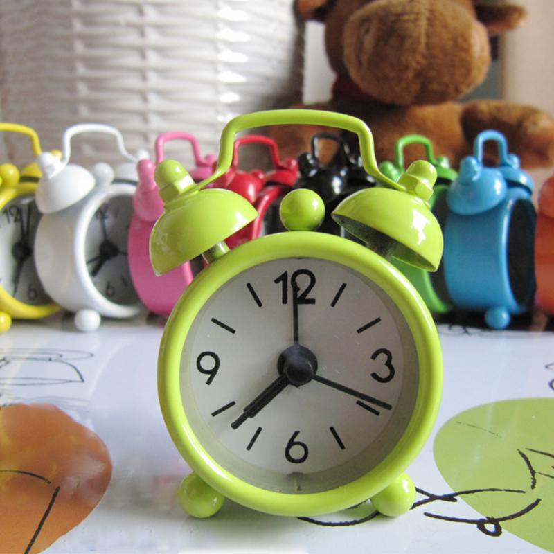 Retro Portable Cute Mini Cartoon Alarm Clock Round... – Vicedeal