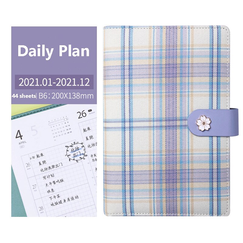 B6 Planner Notebook Journal Organizer Calendar Sch... – Grandado