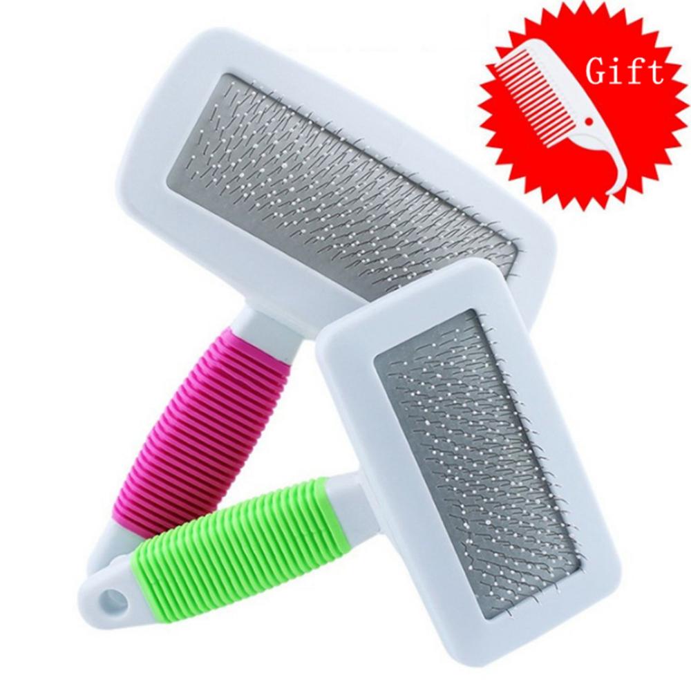 Pet Dog Rake Comb Brush Short Long Thick Hair Fur ... – Vicedeal