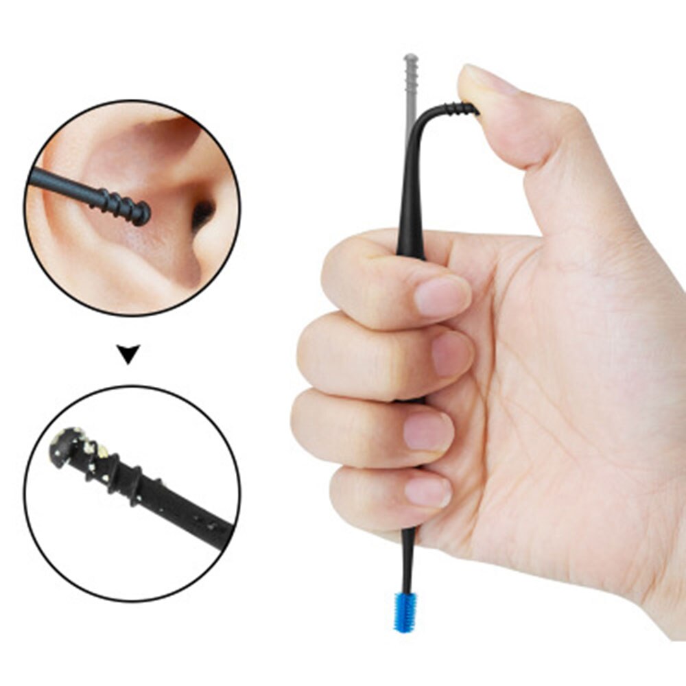 1 PC Silicone Soft Ear Cleaner Ear Pick Double-end... – Grandado