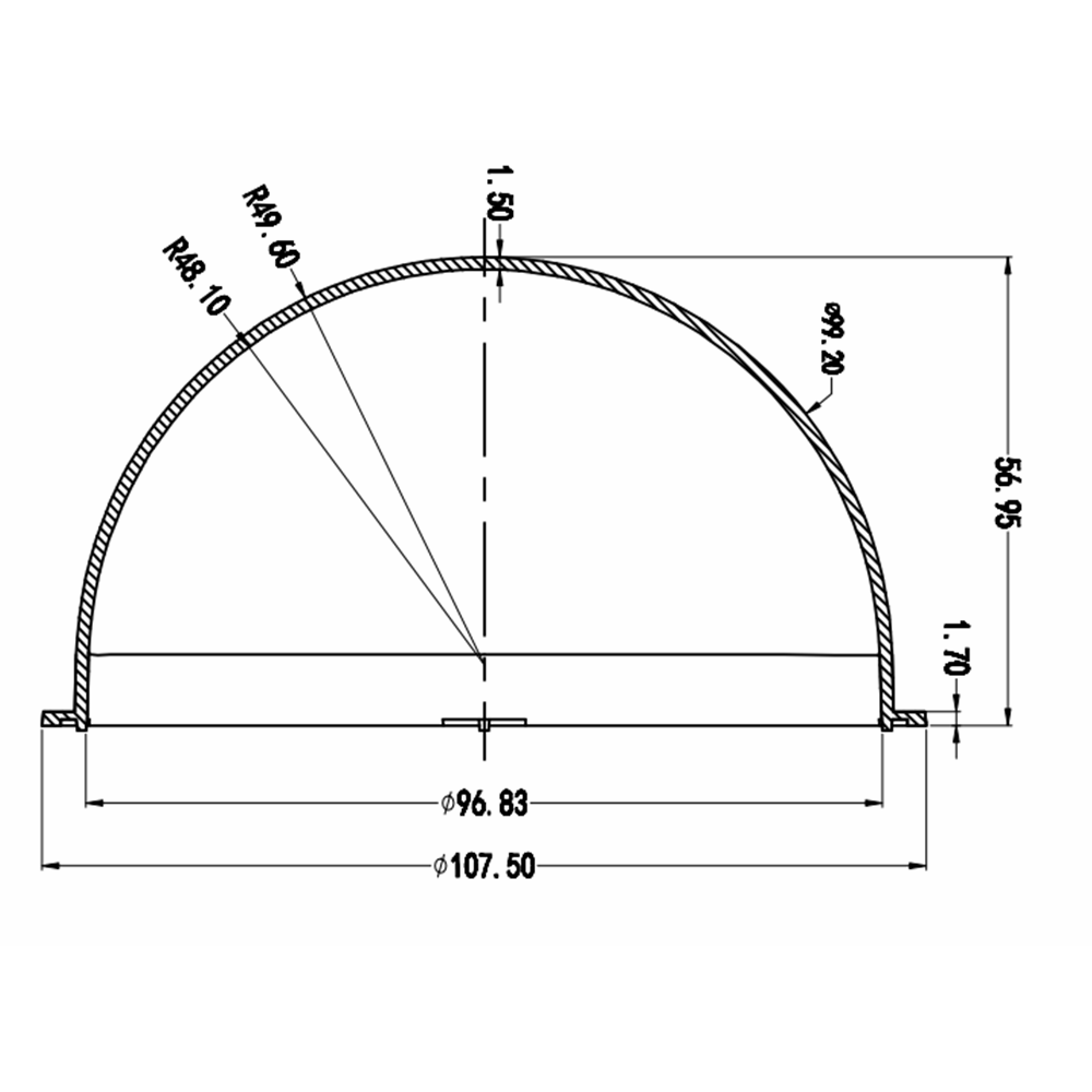 4 inches Hikvision CCTV Camera Transparent Protect... – Grandado