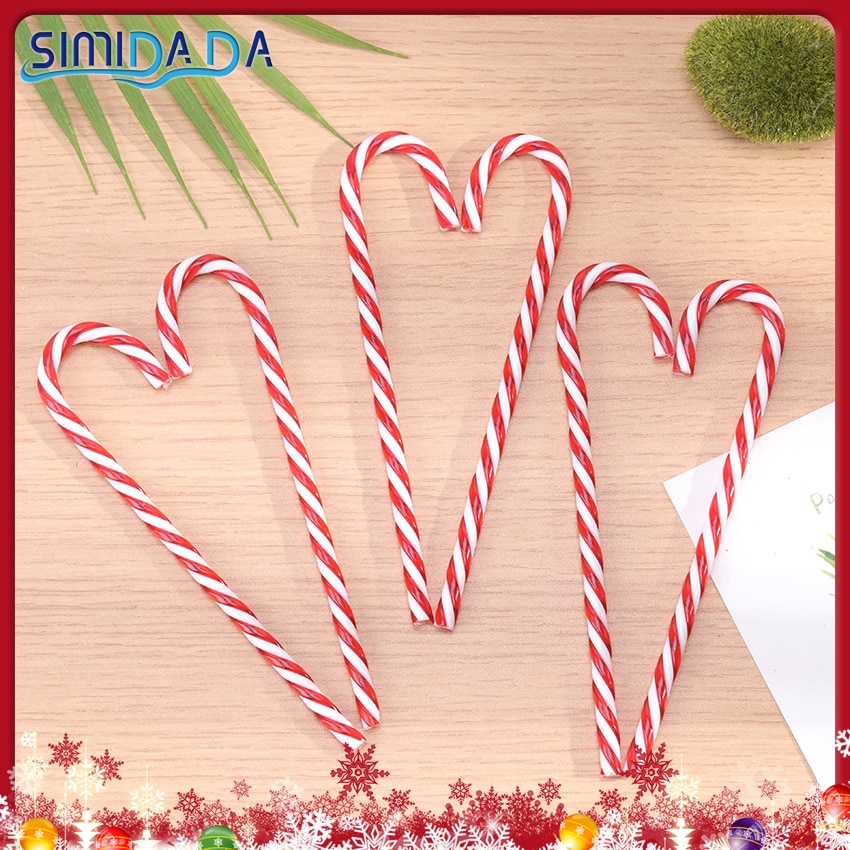 6PCS/Pack Christmas Cane Candy House Decoration Ch... – Vicedeal