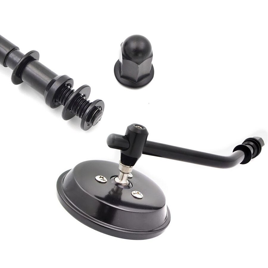 1 Pair Universal 8mm Classic Retro Rear View Round... – Grandado