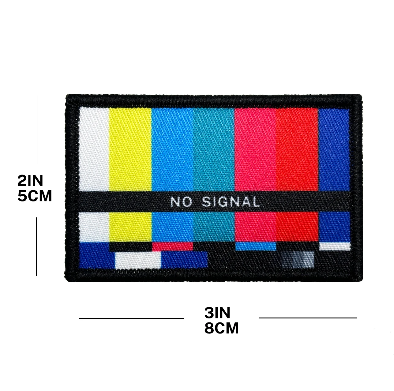 No signal late night tv joke meme 2"x3" morale pat... – Grandado