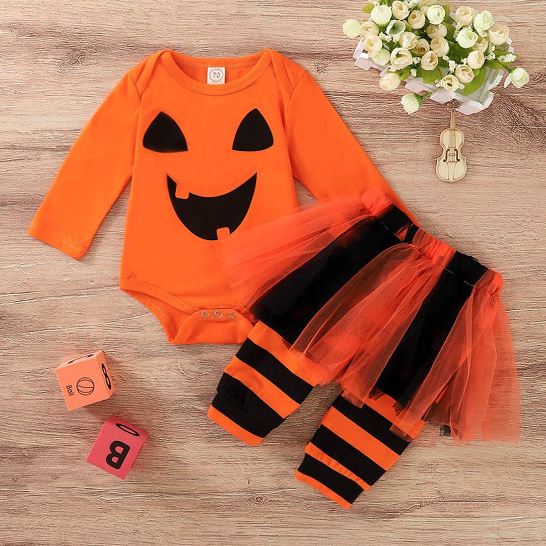 FOCUSNORM Halloween Kids Girls Boys Clothes Sets 0... – Vicedeal