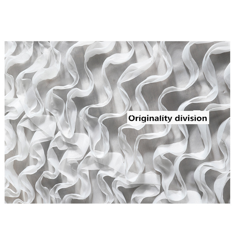 45*145 Cm/Stuk Wit Chiffon Originele Stof Stof Tro... – Vicedeal