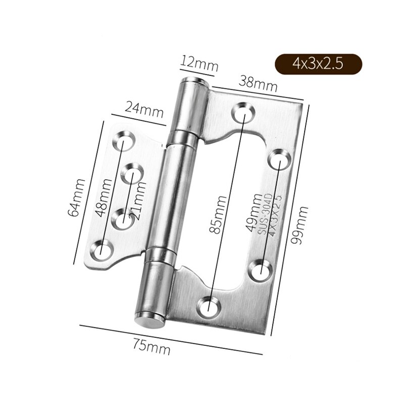Rvs Moeder En Kind Scharnier 4 Inch Scharnierende ... – Vicedeal