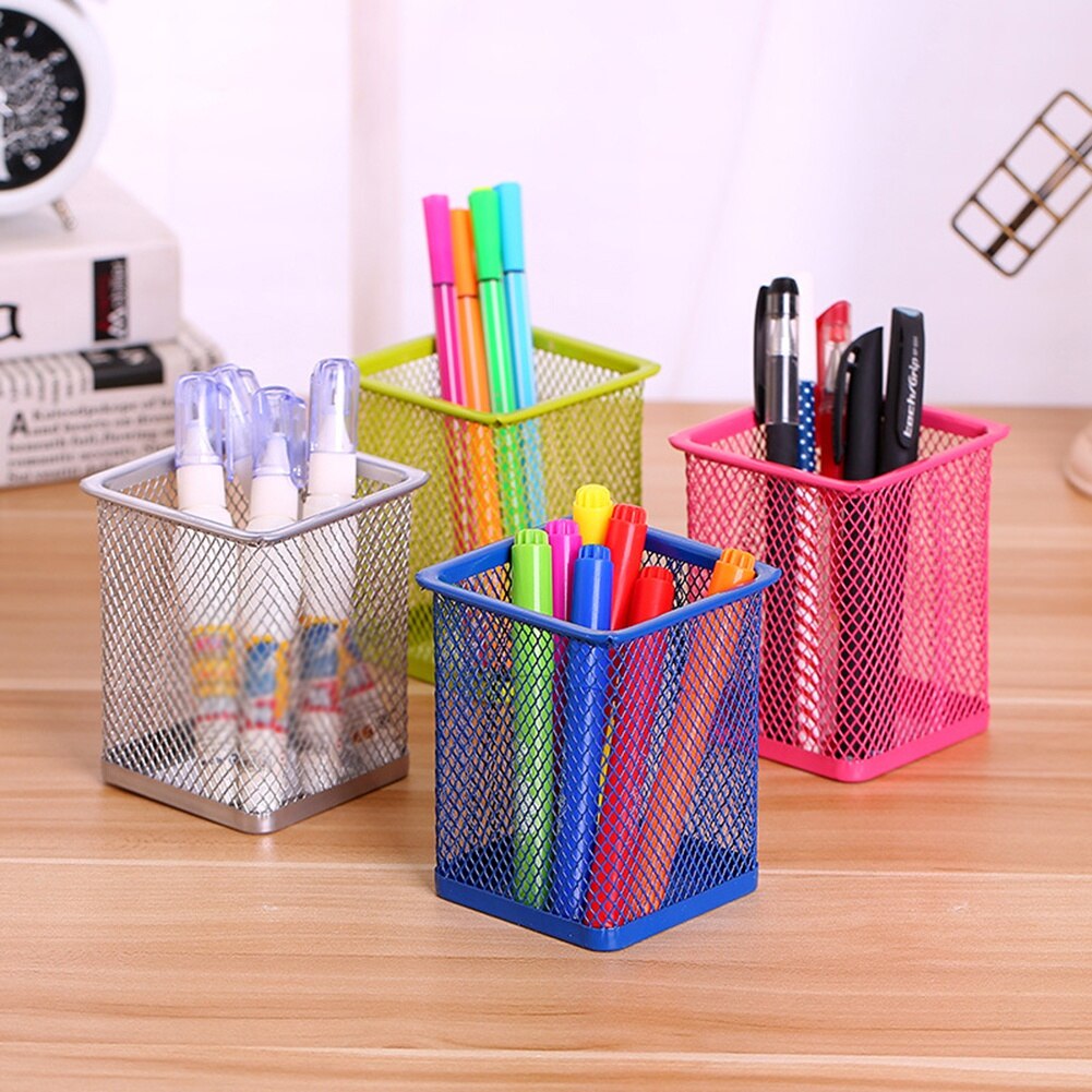 Pen Holder Brush Pot Container Pencil Storage Box ... – Vicedeal