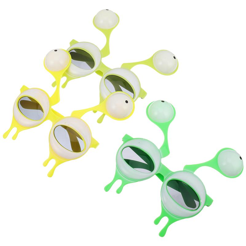 3 Pairs Alien Eyeglasses Party Glasses Tricky Eyeg... – Grandado