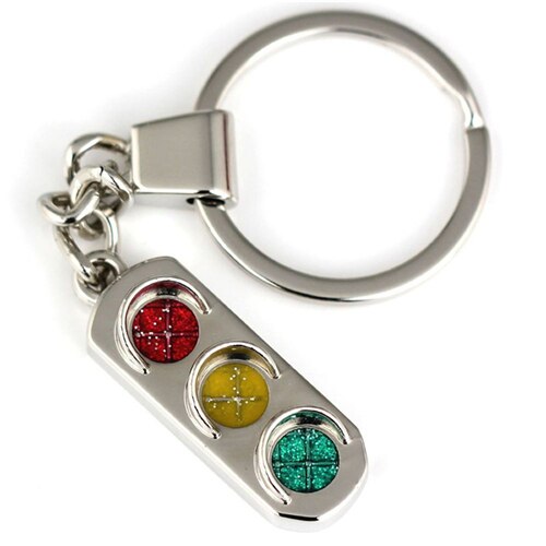 1Pcs Red Green Traffic Light Keychain Mini Car Key... – Grandado