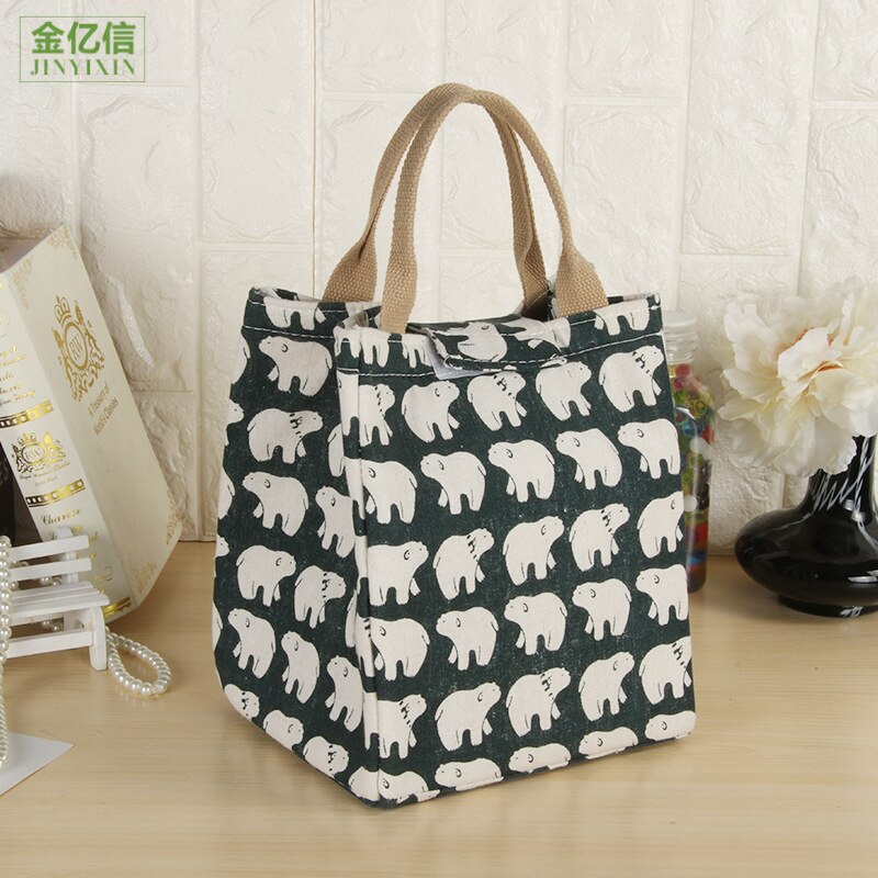 Female Lunch Food Box Bag Insulated Thermal Food P... – Grandado