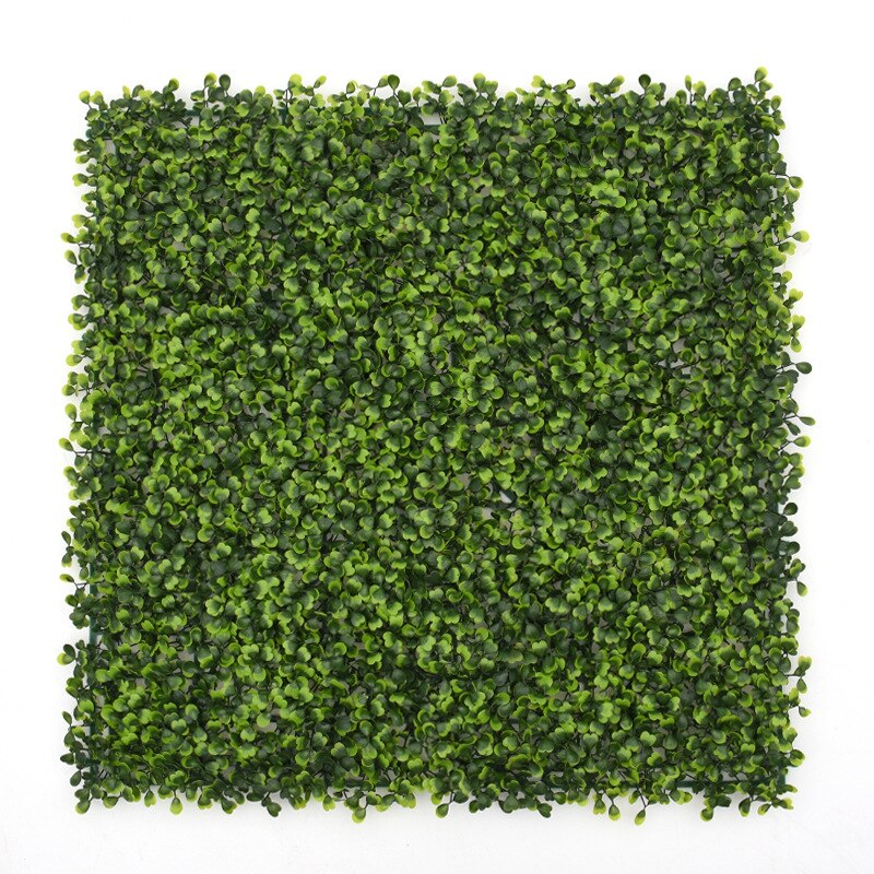 50x50cm Green Artificial Plants Wall Panel Plastic... – Grandado