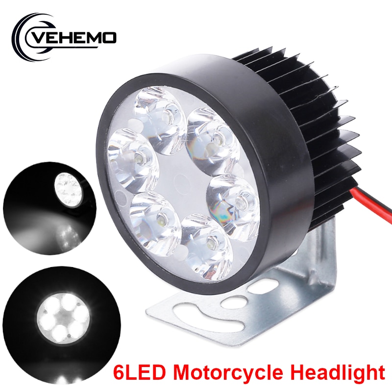 Universal LED Motorcycle Headlight 12V-90V 6 LED L... – Grandado