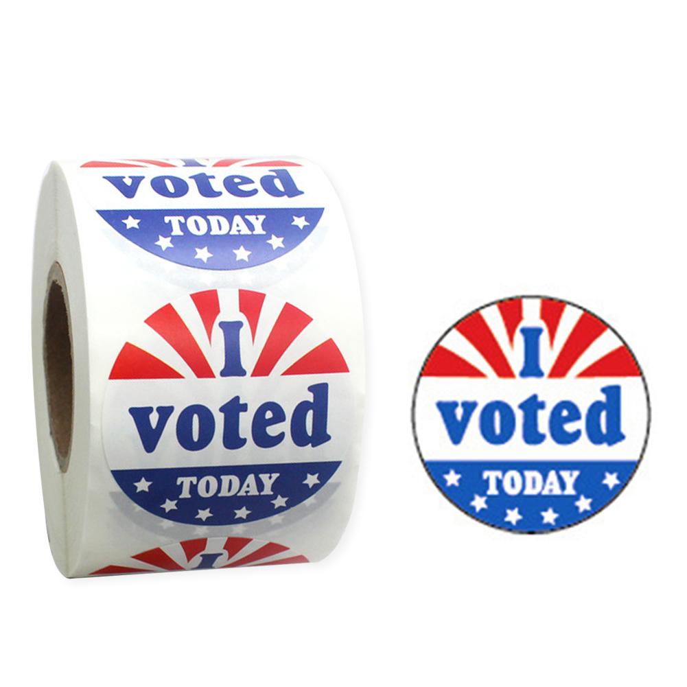 500pcs/roll I Voted Today Stickers 1.5 Inch Round ... – Grandado