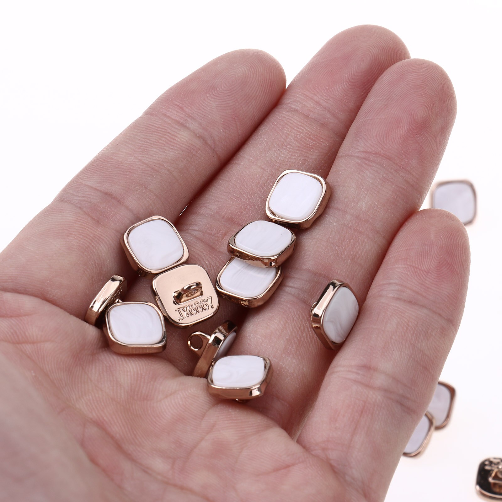 20Pcs Round/Square Metal Buckles Sweater Cardigan ... – Grandado