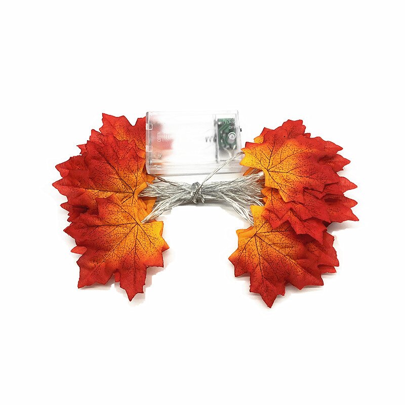3M 20 Leds Fall Maple Leaf Garland LED Lights Autu... – Vicedeal