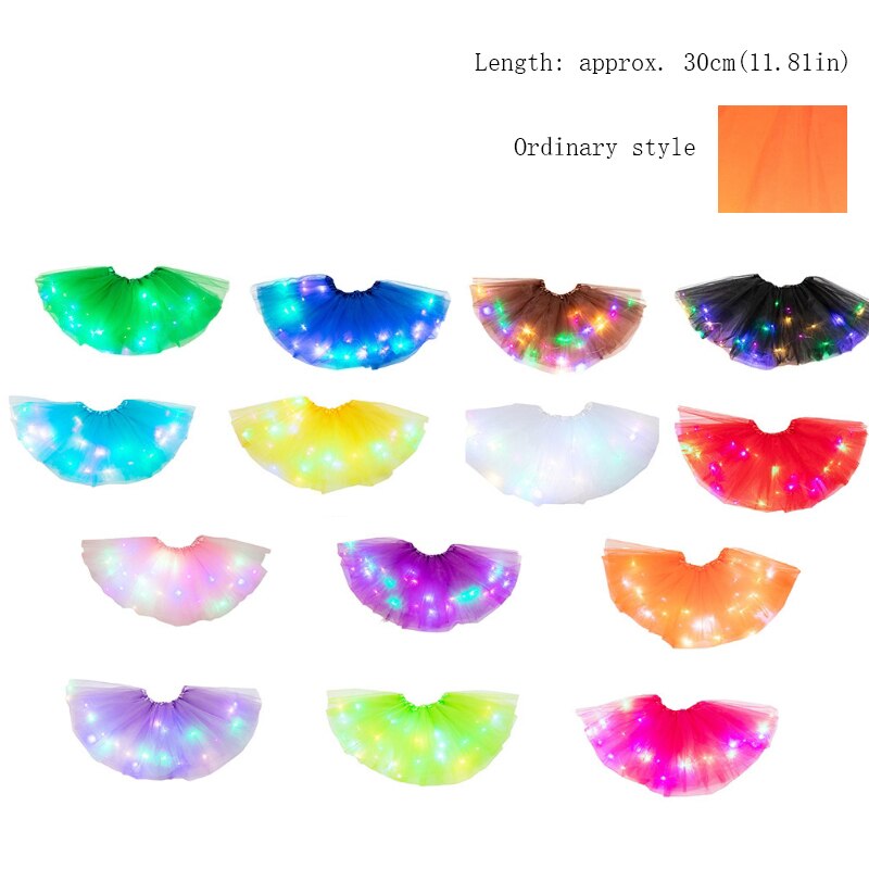 Little Girls LED Light Up Tutu Skirt Neon Colorful... – Vicedeal