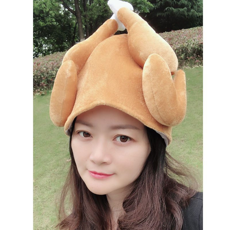 Chicken Leg Hat Thanksgiving Turkey Hat Irish Fest... – Grandado