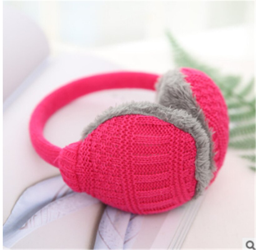 Ear Muffs Winter Ear warmers Knitted Fleece Earwar... – Grandado