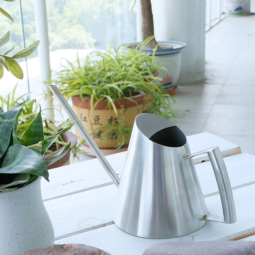 Retro Water Can Stainless Steel Pot Long Spout Ind... – Grandado
