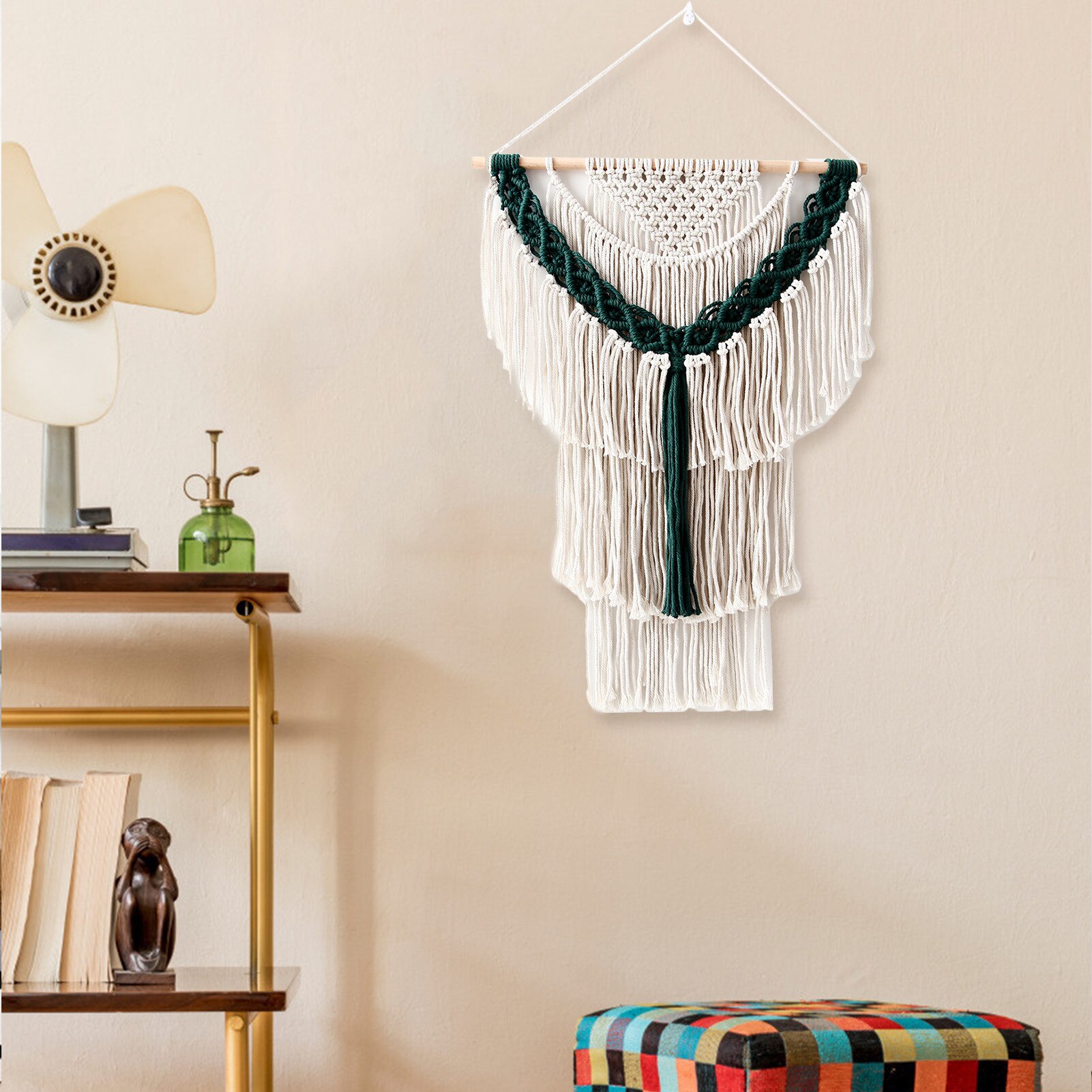 Bohemian Style Woven Tapestry Natural Cotton Rope ... – Grandado