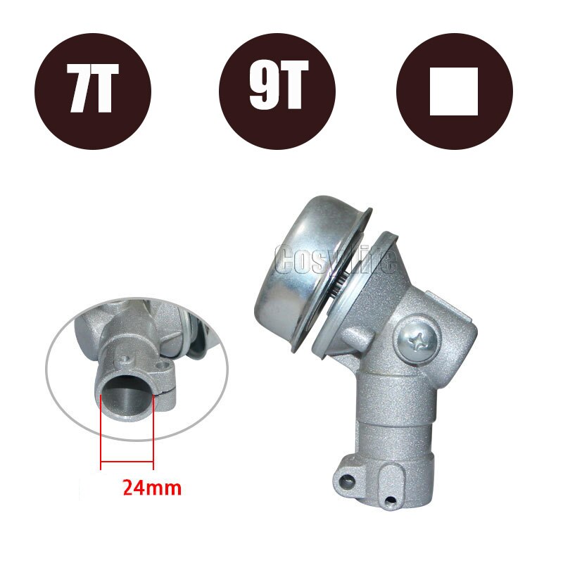 Gear Head Gearbox 24mm 7T 9T Square Spline for MAR... – Grandado