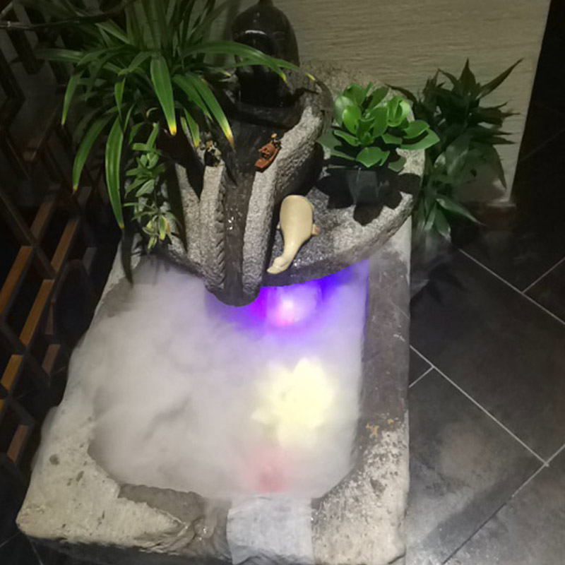 12 Leds Ultrasonic sprayer Fog fountain fog machin... – Grandado