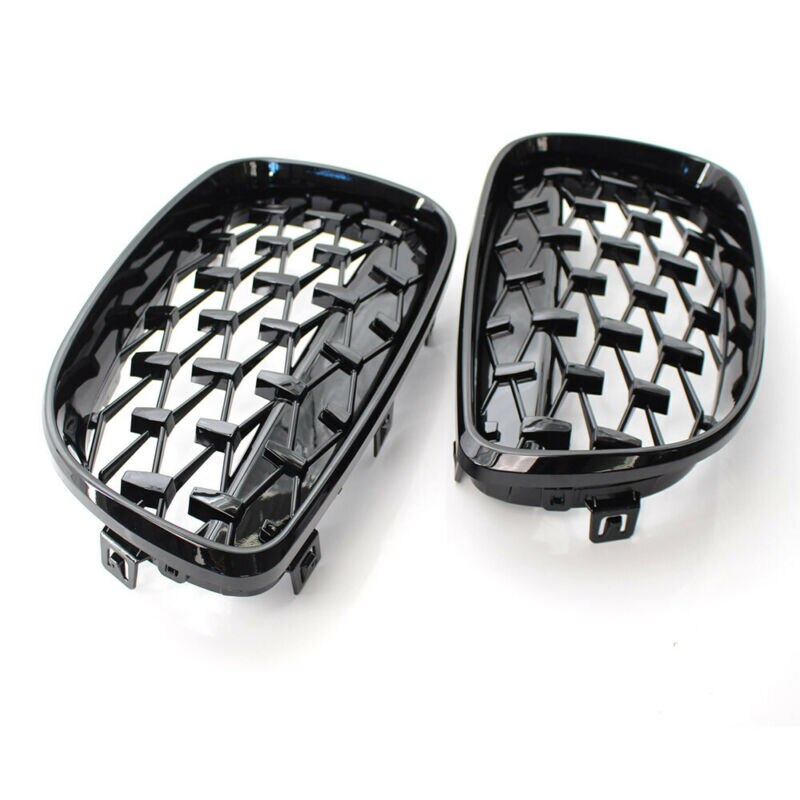2pcs Car Grille 1 Pair Gloss Black 51137166439 511... – Vicedeal
