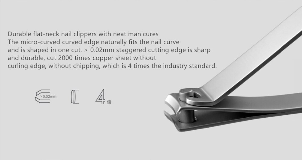 Xiaomi mijia Nail Clipper Stainless Steel Nail Cut... – Vicedeal