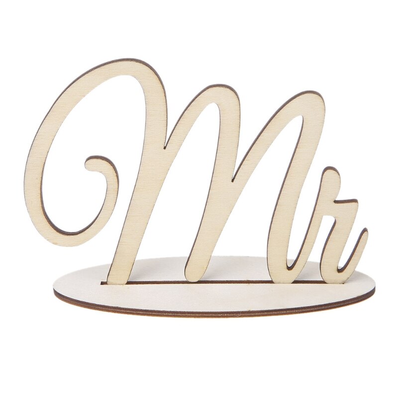 Rustic Mr & Mrs Love Wedding Letters Freestanding ... – Grandado