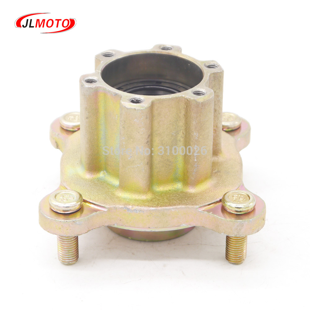 Front 110MM*4 M10 Stud Disc Brake Wheel Hub Fit Fo... – Grandado