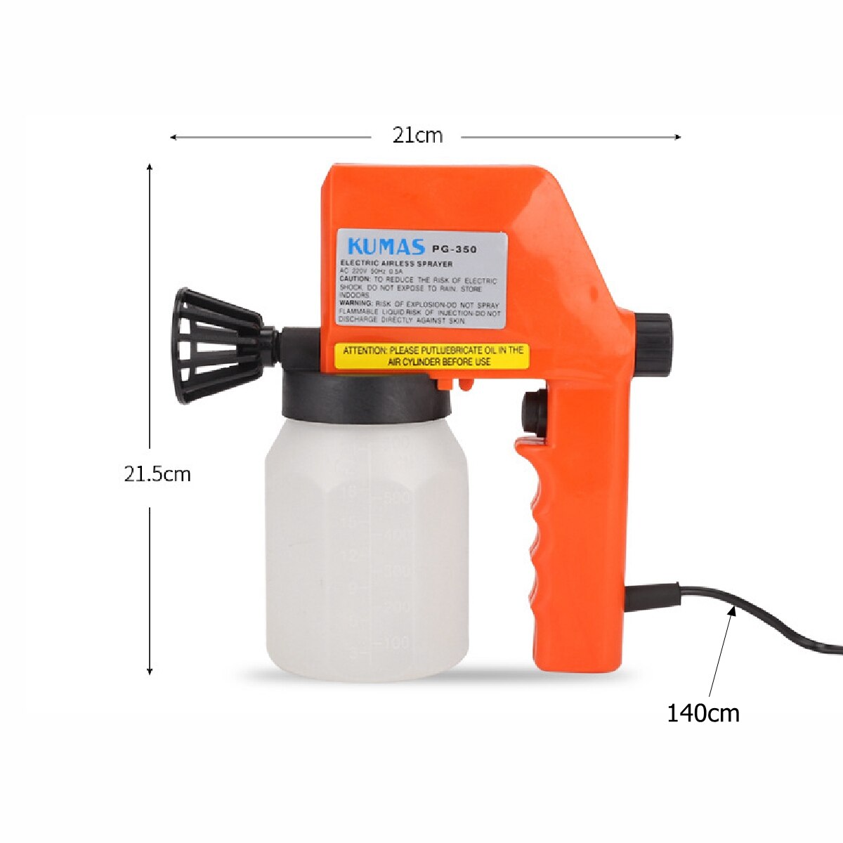 220V Large Capacity Electric Paint Sprayer Airless... – Grandado