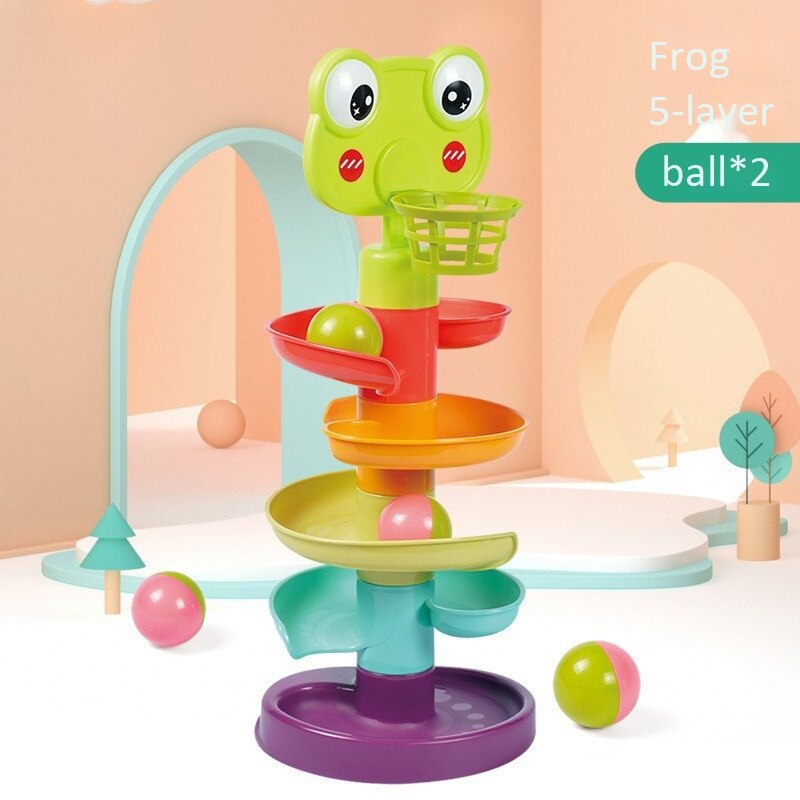 Children's Spinning Track Ball Rolling Slide Baby ... – Grandado