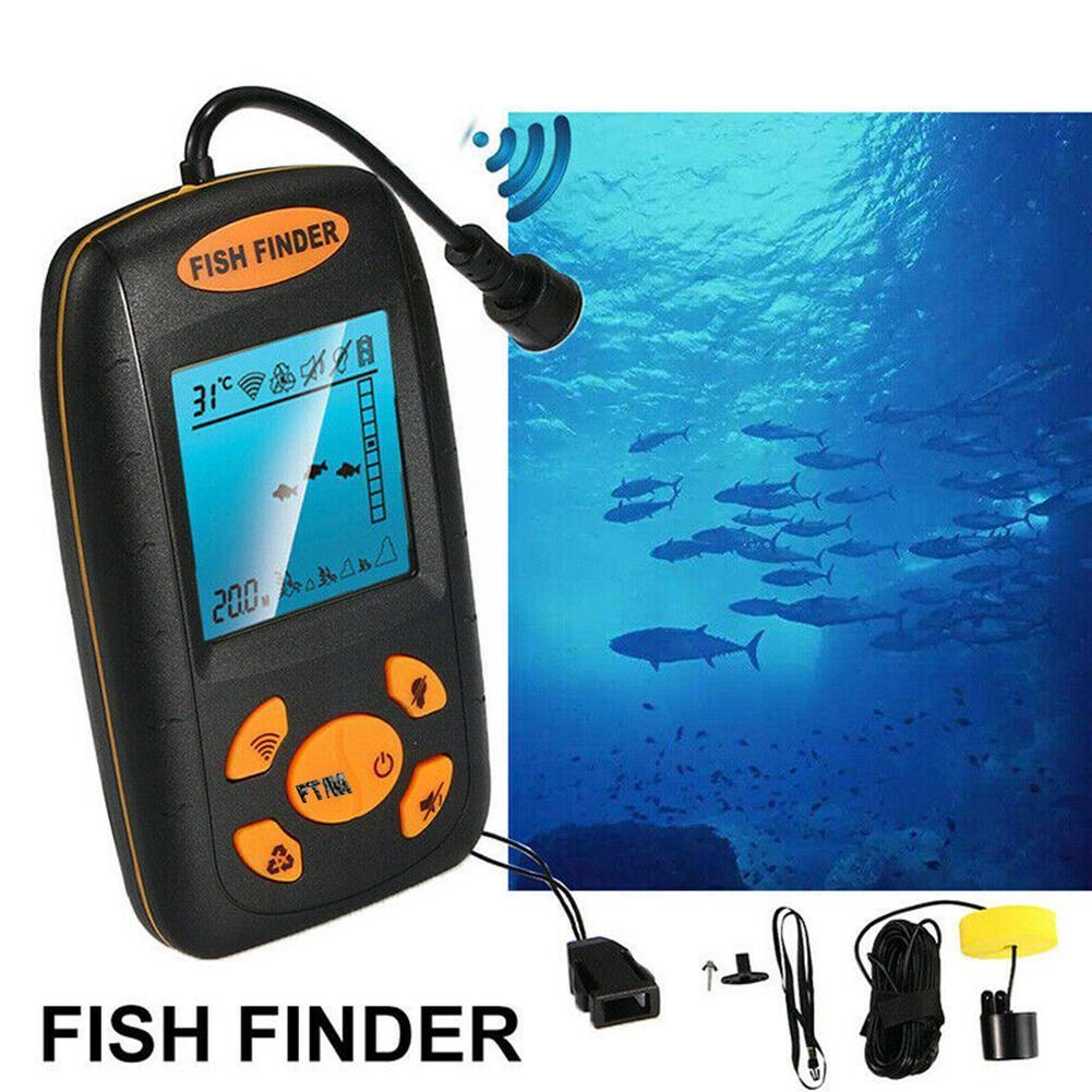 Lcd Portable Sonar Sensor Fish Finder Fishfinder A... – Grandado