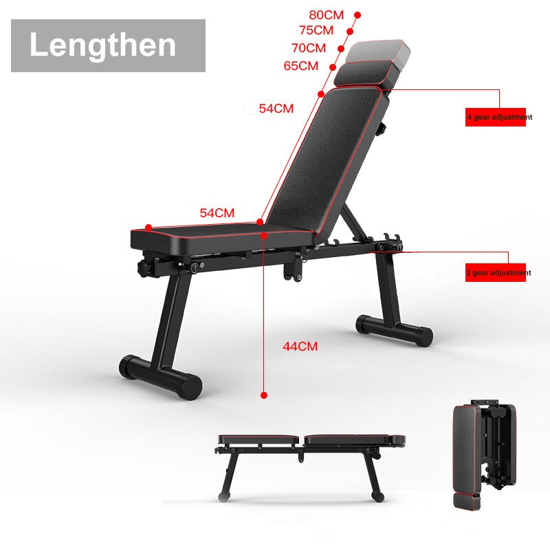 Portable Weight Benches Fitness Equipment Dumbbell... – Grandado