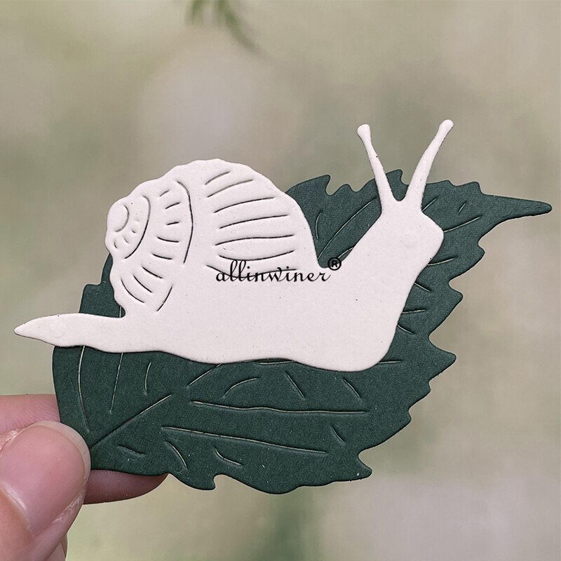 Snail leaves decoration Metal Cutting Dies Stencil... – Grandado