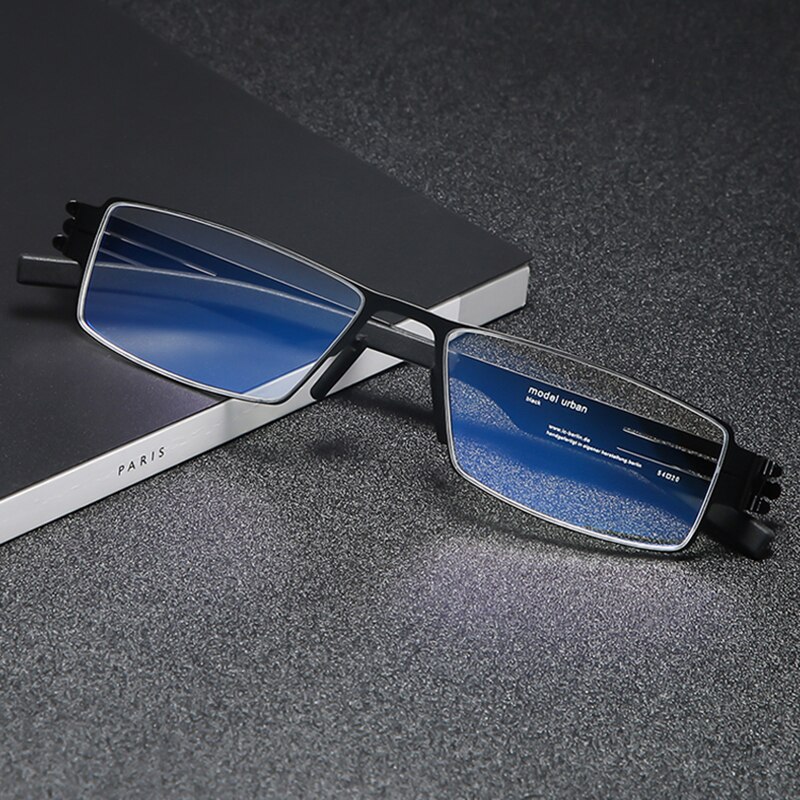 Ultra Light Screwless Square Full Rim Glasses Fram... – Grandado