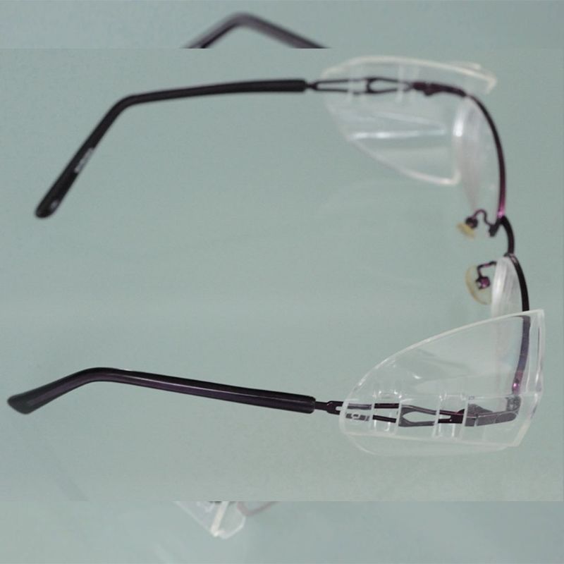 2 Pairs Safety Glasses Side Shields,Slip on Clear ... – Grandado