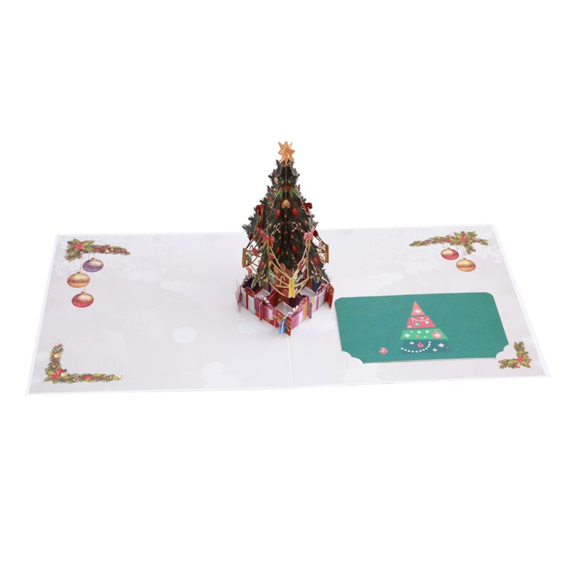 3D Santa Tree Cards Marry Christmas Greeting Cards... – Grandado