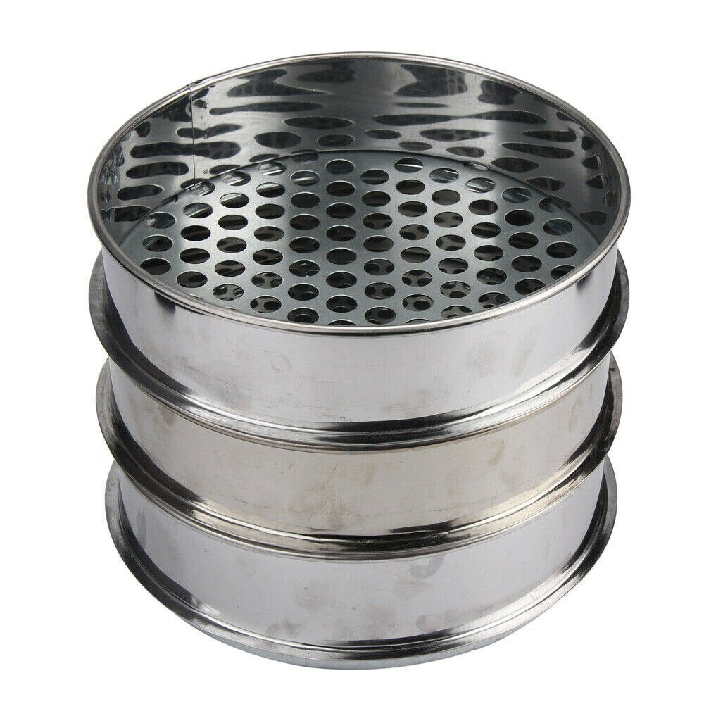 Stainless Steel Garden Soil Sieve 21/23/25mm Riddl... – Grandado
