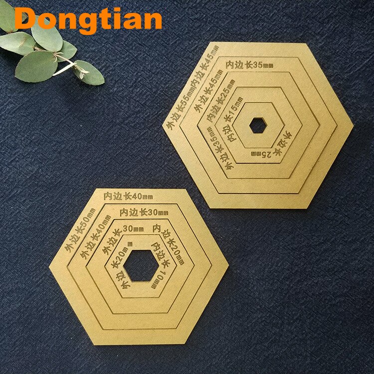 Useful Circle Square Hexagon Acrylic Drawing Templ... – Grandado